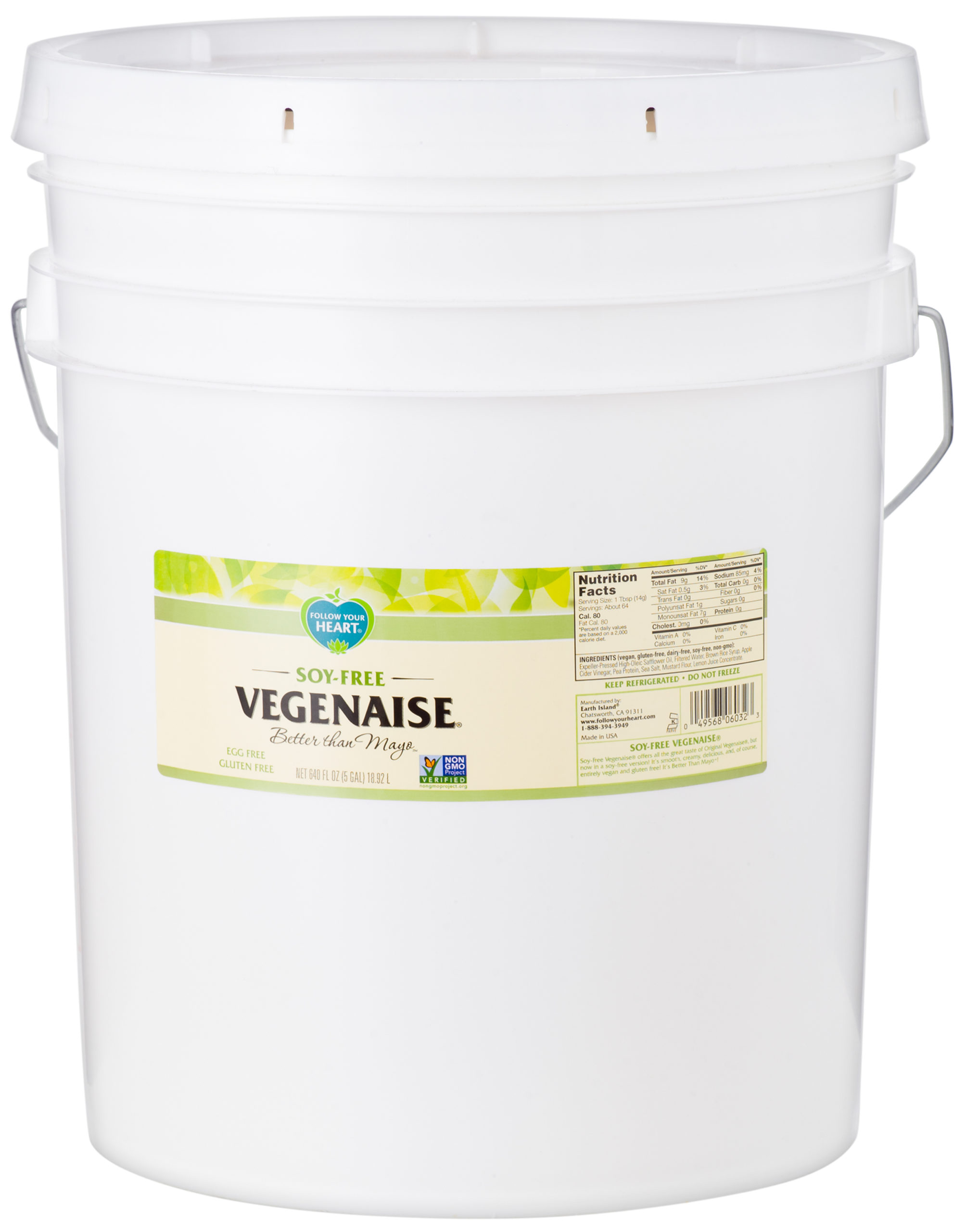 US-5gal-Vegenaise-SoyFree_Web-RGB | Follow Your Heart®